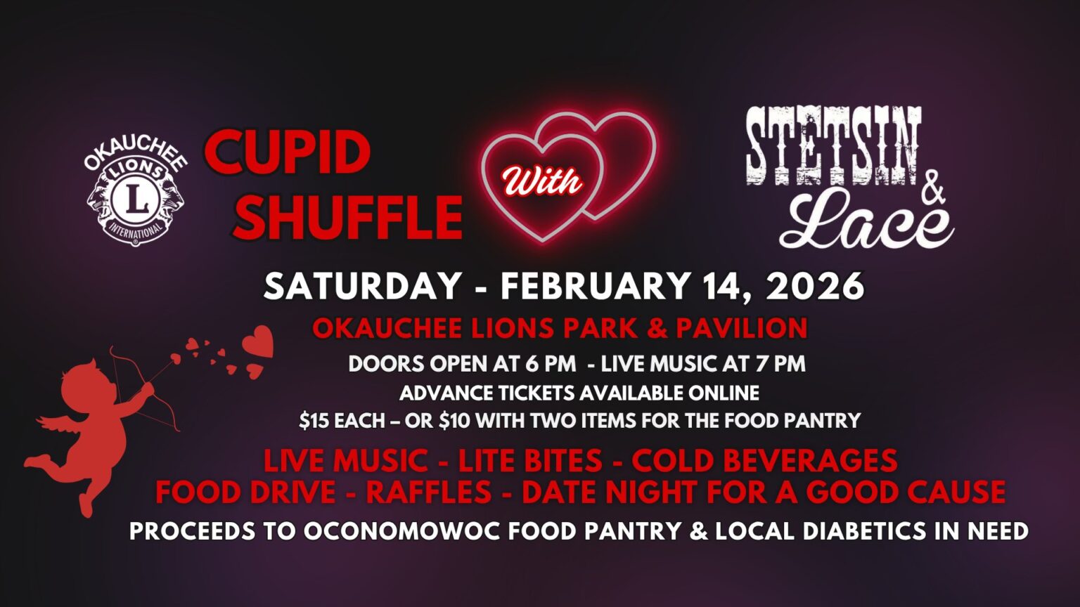 Okauchee Lions Cupid Shuffle with Stetsin & Lace • Lake Country Family Fun