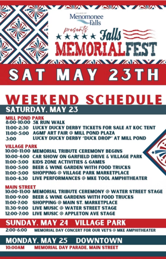 Falls Memorial Fest • Lake Country Family Fun